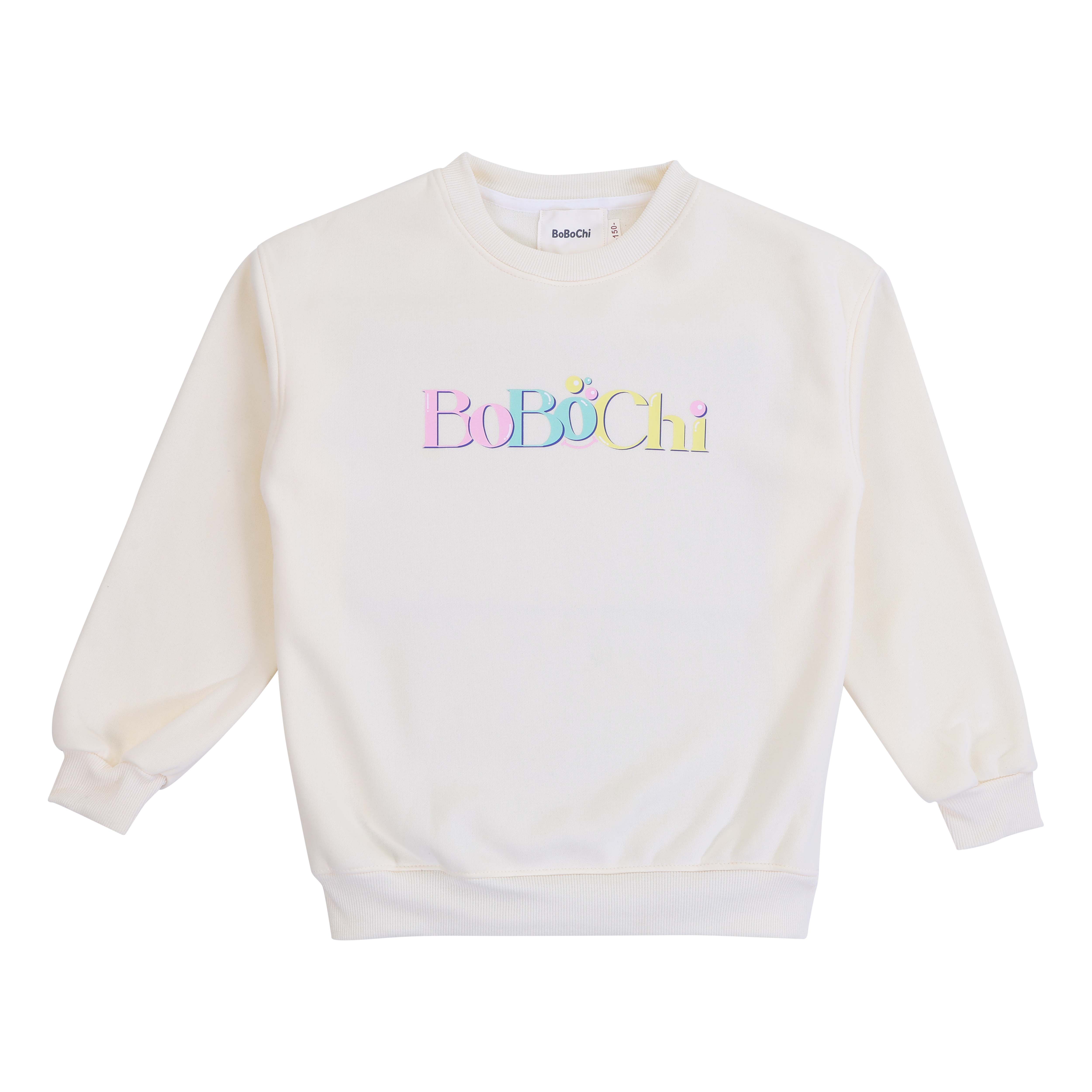 Bobochi Buttercream Signature Logo SweatShirt – BOBOCHI